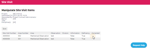 How do I view and manage any outstanding Site Visit Items? | Onware ...