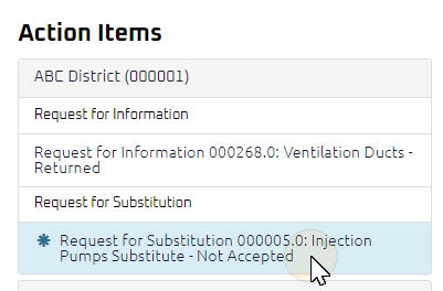 How do I create and issue a revised Request for Substitution (RFS)? | Onware Help Center