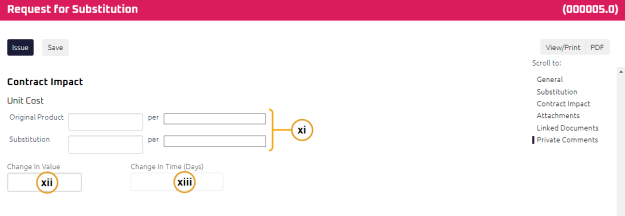 How do I issue a Request for Substitution (RFS)? | Onware Help Center